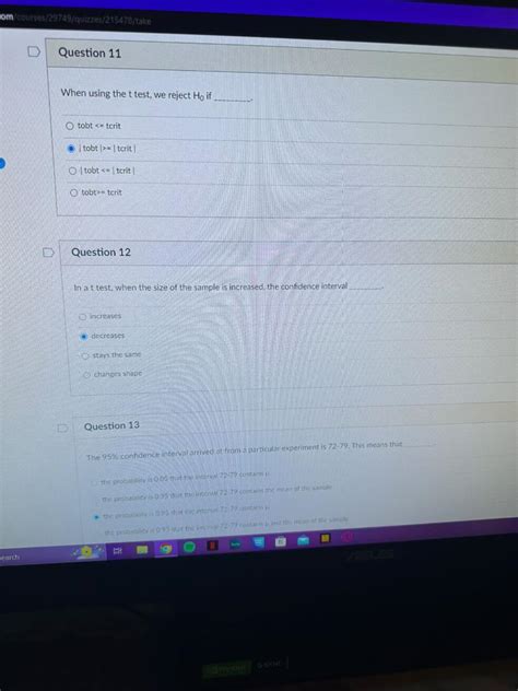 Solved When using the t test we reject H if tobt κ tcrit Chegg com