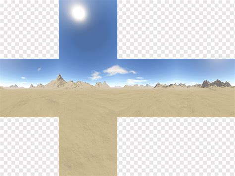 Brown Sand Dunes Illustration Skybox Texture Mapping Cube Mapping