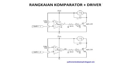 Jual Trainer Dan Desain Pcb Rangkaian Driver Dan Komparator Lf 1
