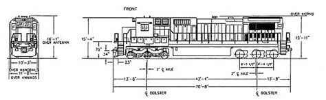 C40 8 Technical Information Conrail Photo Archive