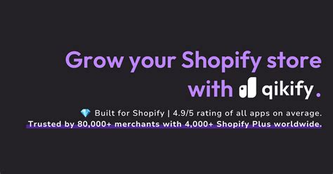 Qikify Mega Menu Powerful Shopify Mega Menu Builder Qikify Landing Page