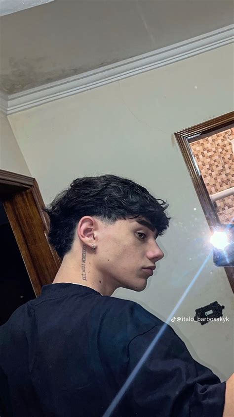 Corte Masculino Com Franja