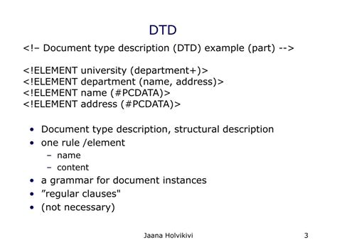 ppt introduction to xml dtd powerpoint presentation free download