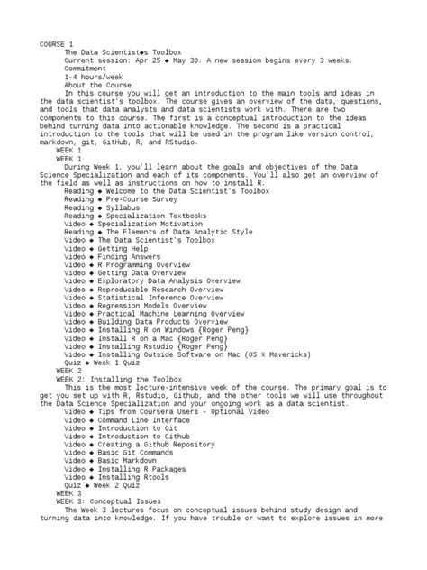 Datascience Coursera Pdf Resampling Statistics Regression Analysis