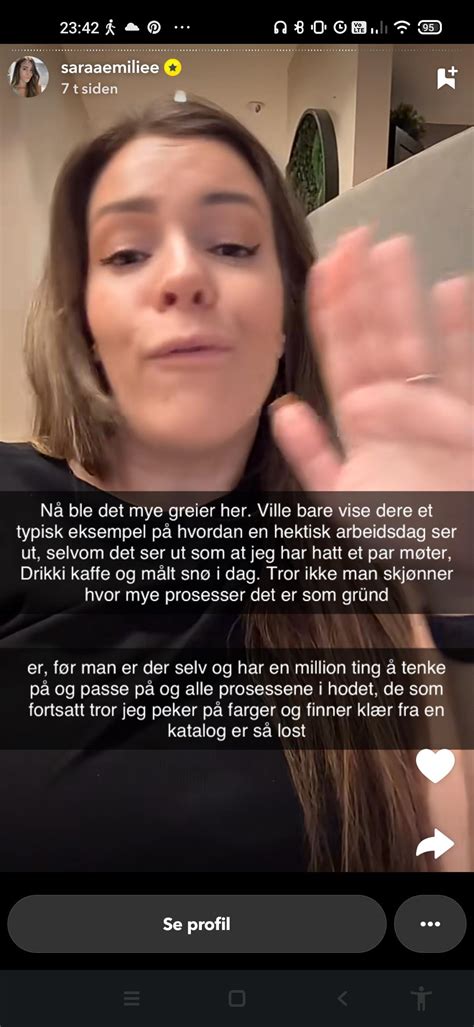 Sara Emilie Tandberg Side 1727 Rampelyset M Å Kvinneguiden Forum