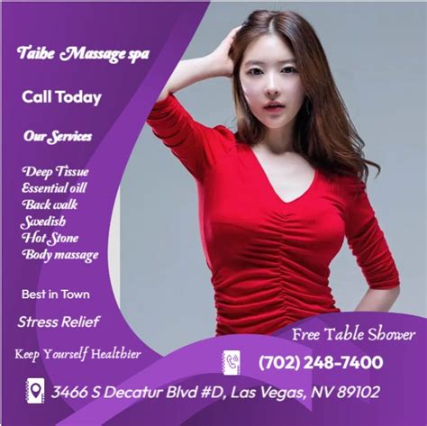 Taihe Massage Spa Updated May 2025 32 Photos 3466 S Decatur Blvd Las Vegas Nevada