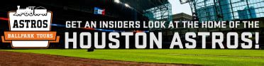 Astros Ballpark Tours Index Houston Astros
