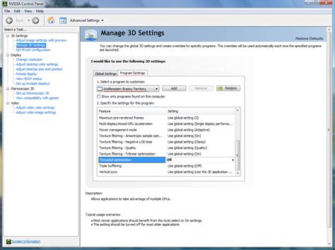 Thread Optimization Off In Nvidia Other Gaming Screenshots Fearless Assassins