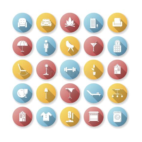 Apartment Amenities Icons Stock Illustrations 189 Apartment Amenities