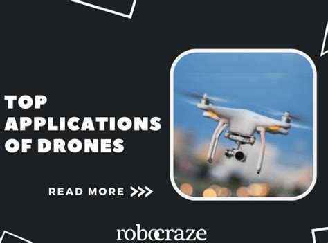 Top Applications Of Drones Robocraze