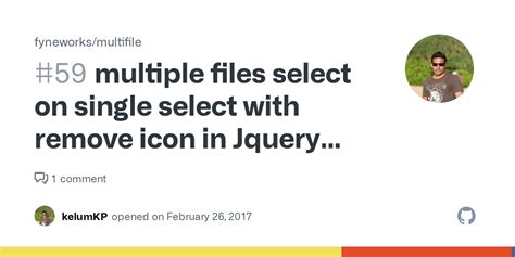 multiple files select on single select with remove icon in jquery multifile · issue 59