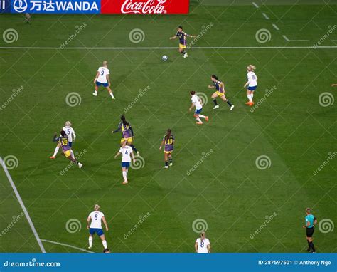 Fifa Womens World Cup 2023 Quarter Final England Vs Colombia Editorial Photo Image Of