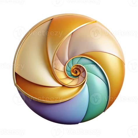 Elegant Traditional Fibonacci Sequence Diagram Cutout For Mathematical Art Premium 58996459 Png