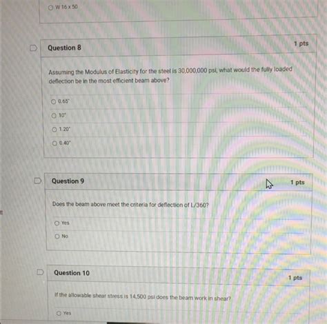 Solved W Question Pts Assuming The Modulus Of Chegg