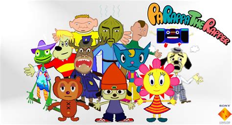 Parappa The Rapper Charachters At This Moment 2 By Bigreatmario Ii On
