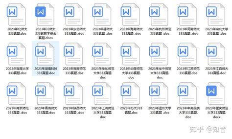 2023年考研333教育综合真题持续更新中 知乎