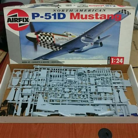 Model Kit Airfix 124 P 51d Mustang Hobbies And Toys Toys And Games On