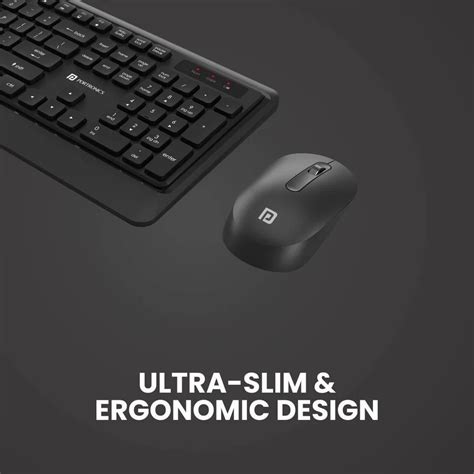 Portronics Key5 Combo Z Black Wireless Keyboard Mouse Set At Rs 810 Piece Keyboard And Mouse