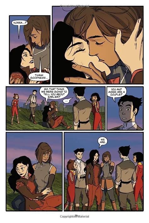 Nickalive Preview Pages From First Legend Of Korra Comic Show Korra