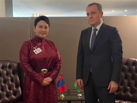 Гадаад харилцааны сайд Б Батцэцэг Азербайжан улсын Гадаад хэргийн