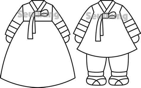 우리나라 미술활동 우리나라 도안 한복 꾸미기 도안 한복 색칠 도안 2024 유치원 아이디어 한복 꾸미기