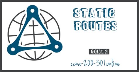 Static Routes CCNA 200 301