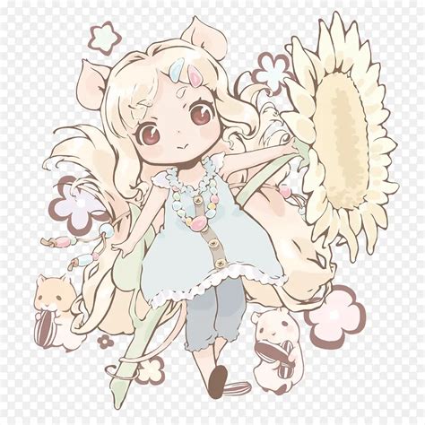 矢量向日葵女孩png图片素材下载图片编号8042525 Png素材网