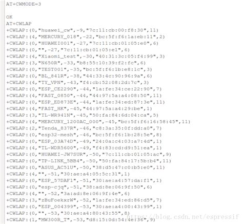 Esp At 系列 Wifi 模式切换 连接和扫描esp32 At指令切换模式 Csdn博客