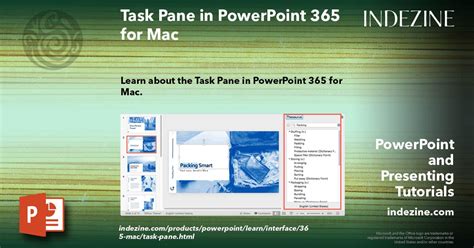 Task Pane In Powerpoint 365 For Mac