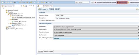 Bw On Hana Eclipse Based Modeling Integration Scen Sap Community