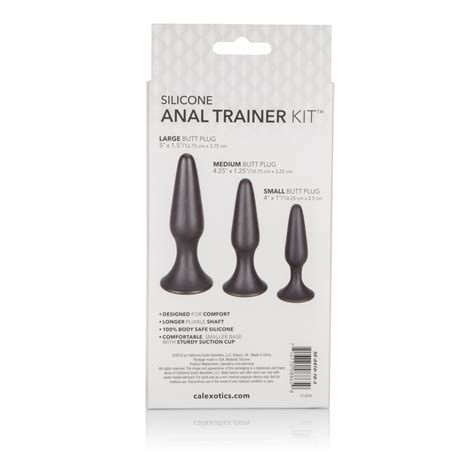 Silicone Anal Trainer Kit Gradual Sizes For Comfortable Training