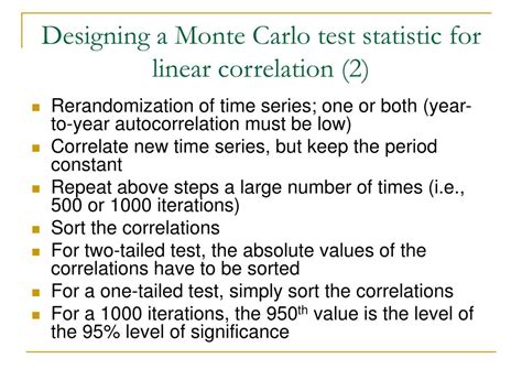 PPT Significance Testing Using Monte Carlo Techniques PowerPoint Presentation ID