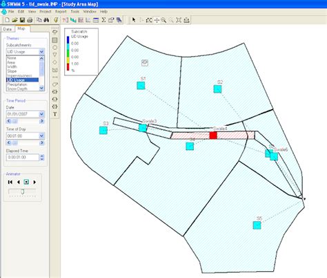 1729 Mini Blogs For Epaswmm5 Autodesk Innovyze Icm Swmm Swmm5 Map Display Of Lid Usage In Swmm 5