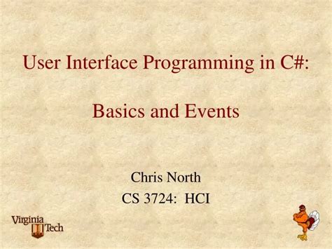Ppt User Interface Programming In C Basics And Events Powerpoint Presentation Id