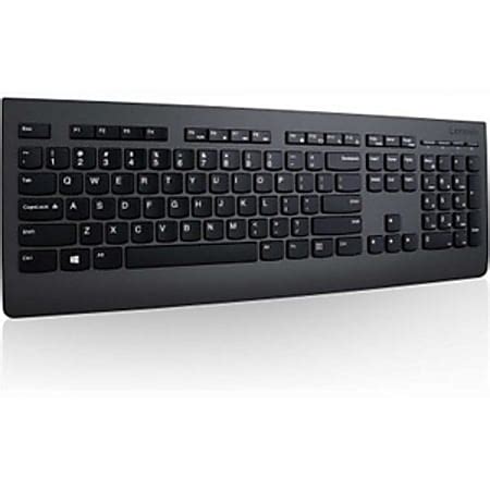 Lenovo Professional Wireless Keyboard Wireless Connectivity Rf Usb Interface Multimedia Hot Keys