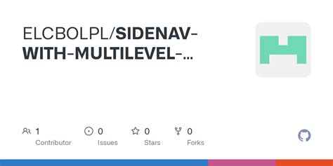Github Elcbolplsidenav With Multilevel Menu Main