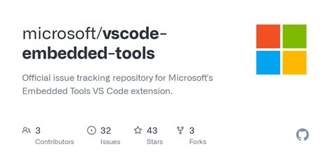 Github Microsoftvscode Embedded Tools Official Issue Tracking Repository For Microsofts