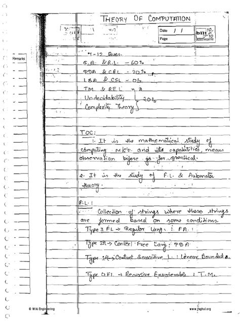 Toc By Made Easy Classroom Notes Gate Pdf Hypertext