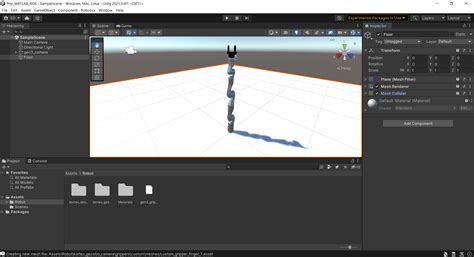 Pick And Place Workflow In Unity 3d Using Ros Matlab And Simulink