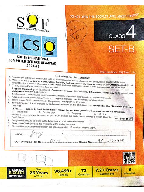 Icso Class 4 Pdf