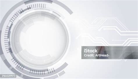 디지털 통신 데이터 보호 미래 지향적 프리젠 테이션 과학 표지 추상 회색 하이테크 배경 이루어져 있는 와 인쇄 회로 기판 Circles 와 다른 기술적 요소들 네트워크