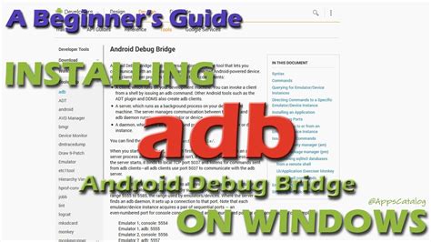 A Beginners Guide To Installing Adb Android Debug Bridge On Windows