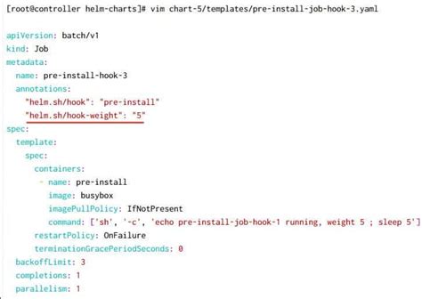Helm Hook Weight Examples To Order Jobs In Kubernetes Golinuxcloud
