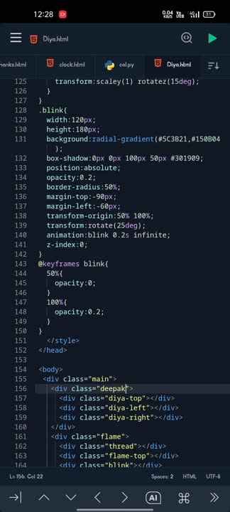 The Prince On Linkedin A Webpage Using Html And Css Developed By Me On Diwali 2023