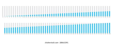 Scrollbar Interface Percentage Rollover Audio Sounds Stock Vector