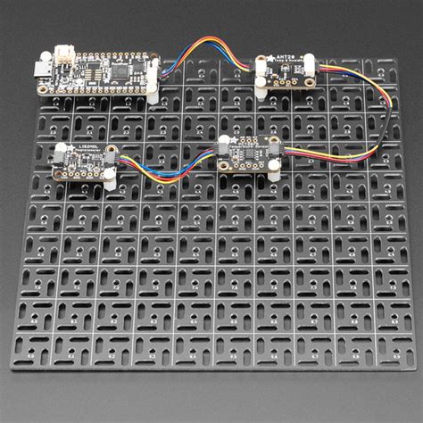 Adafruit Swirly Aluminum Mounting Grid For 01 Spaced Pcbs 10x10