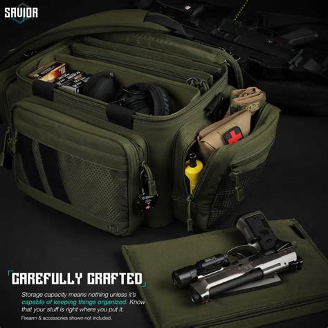 Savior Specialist Range Bag With 3 Pistol Sleeves Od Green