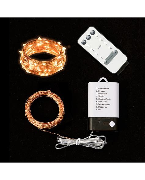 LED Wire Fairy Lights With Remote