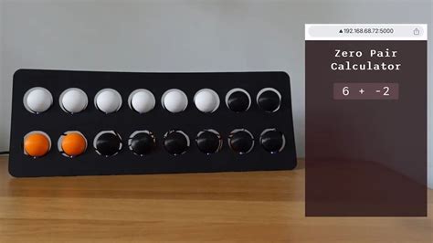 This Raspberry Pi Zero Pairs Display Teaches How To Work With Negative Numbers Tom S Hardware