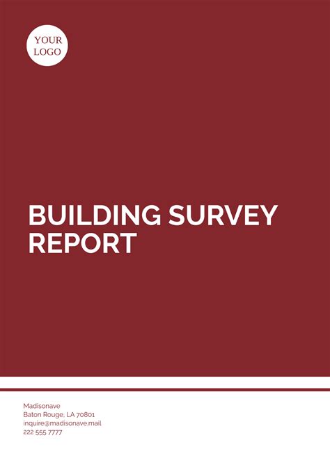 Free Survey Report Layout For Security Template To Edit Online
